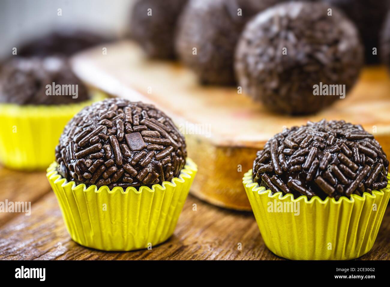 Brigadeiro - traditional Brazilian delicacy made from condensed milk ...