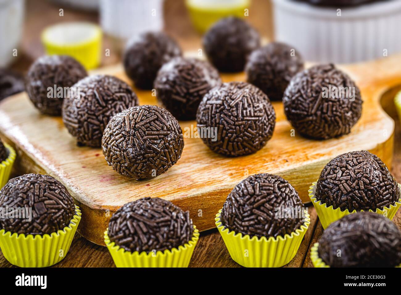 Brigadeiro - traditional Brazilian delicacy made from condensed milk ...