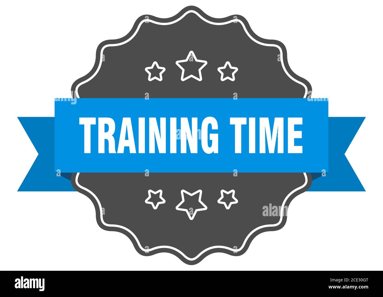 training time label. training time isolated seal. Retro sticker sign ...