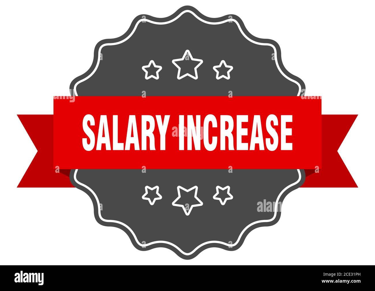 salary increase label. salary increase isolated seal. Retro sticker ...