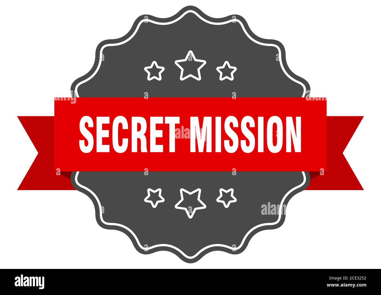 secret mission label. secret mission isolated seal. Retro sticker sign ...