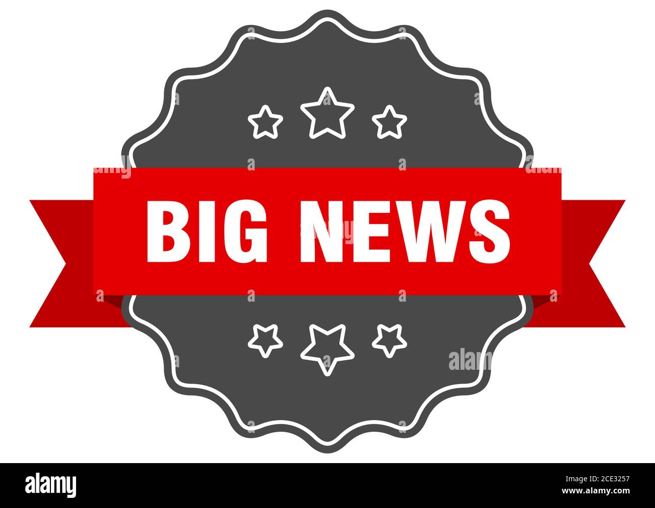 big news label. big news isolated seal. Retro sticker sign Stock Vector ...