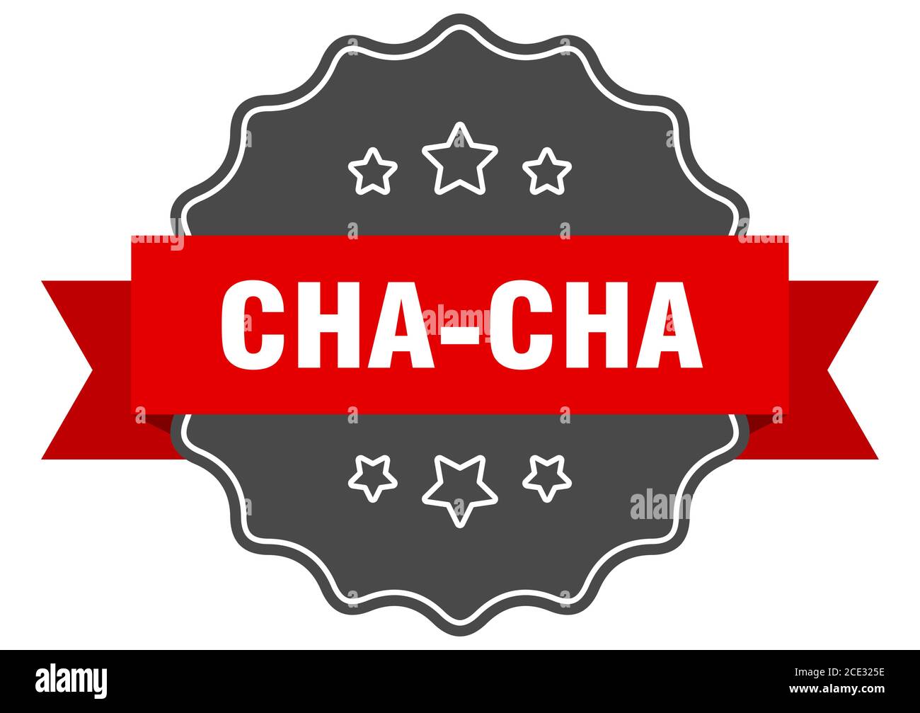 cha-cha label. cha-cha isolated seal. Retro sticker sign Stock Vector ...