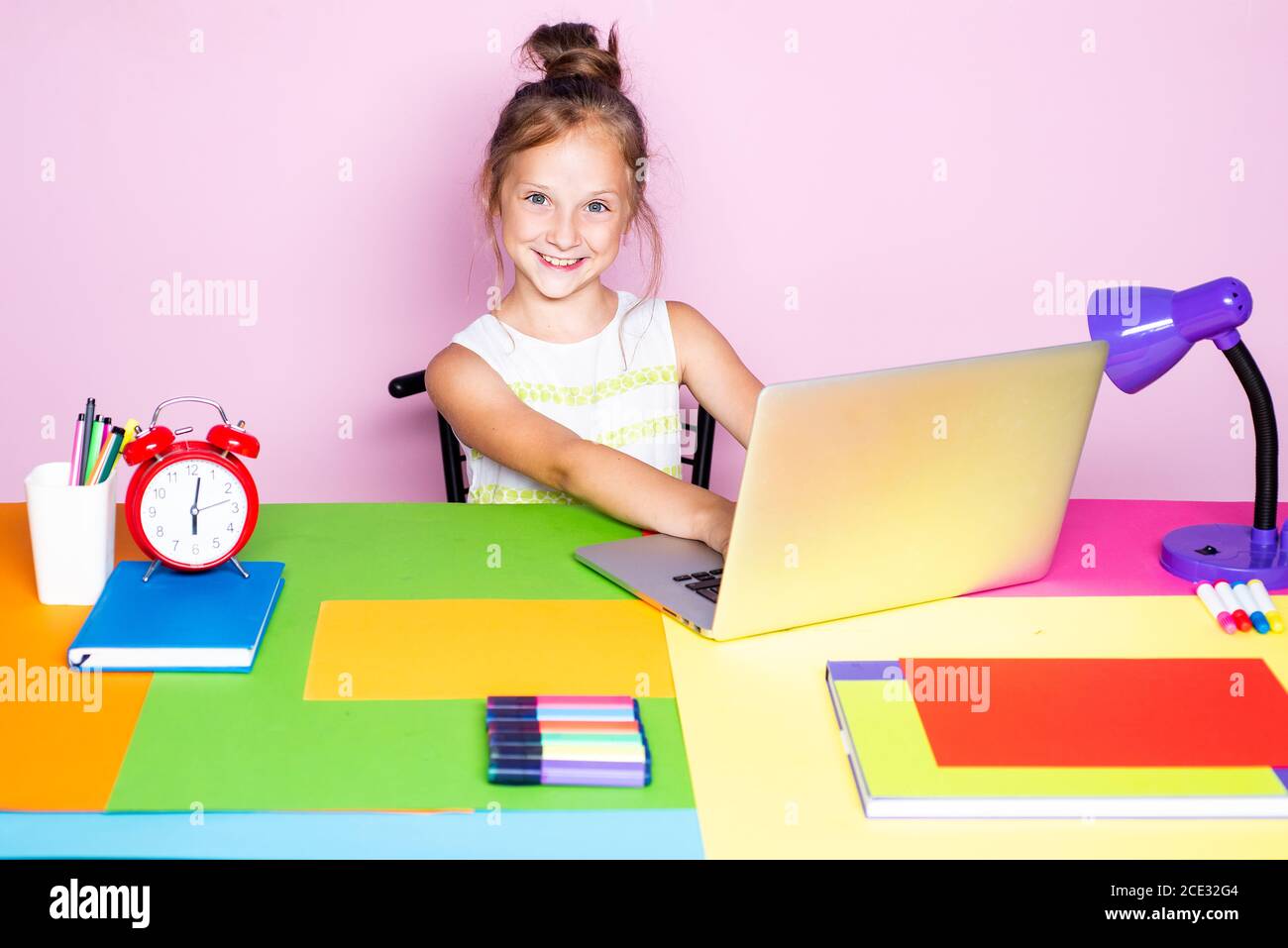 Back to school and happy child time Stock Photo - Alamy
