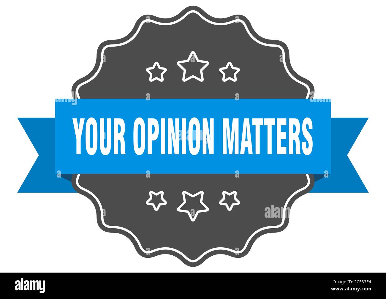your opinion matters label. your opinion matters isolated seal. Retro ...