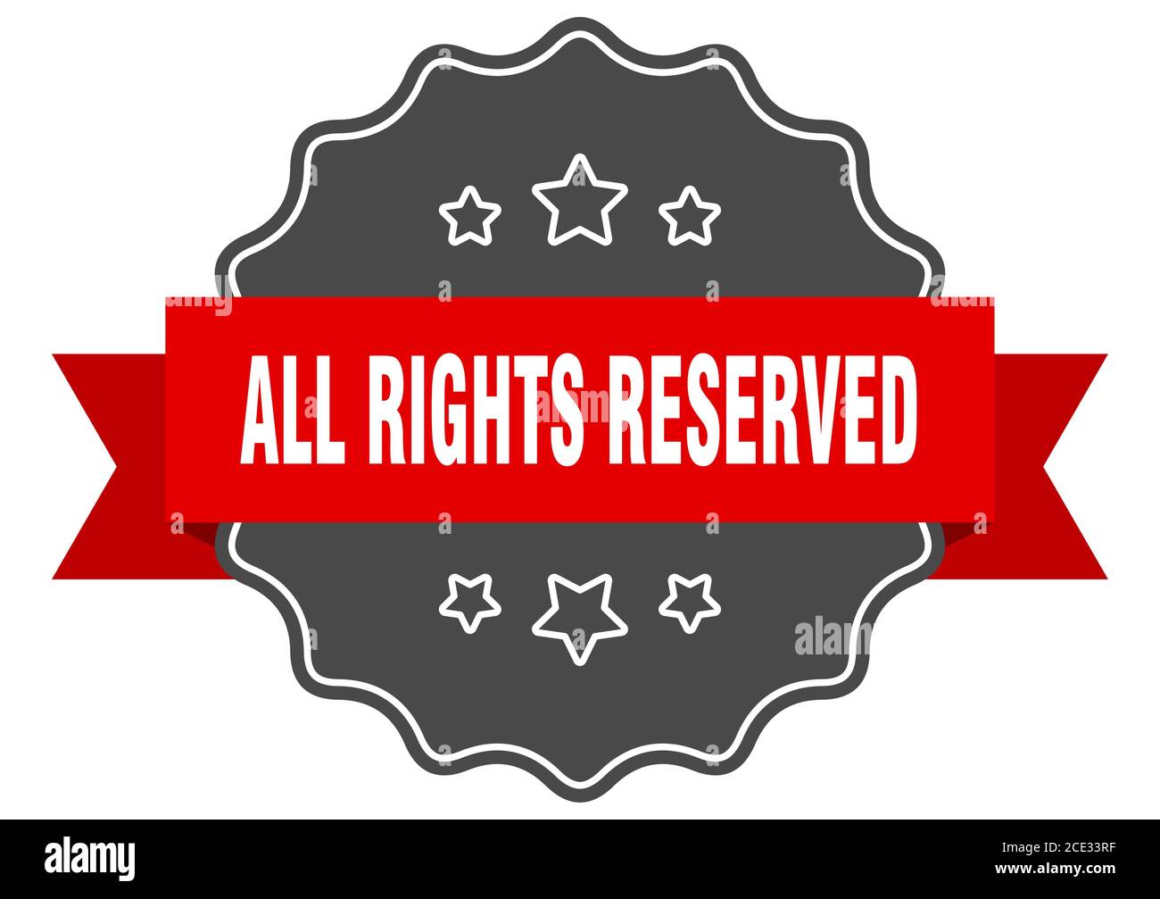 all rights reserved label. all rights reserved isolated seal. Retro ...