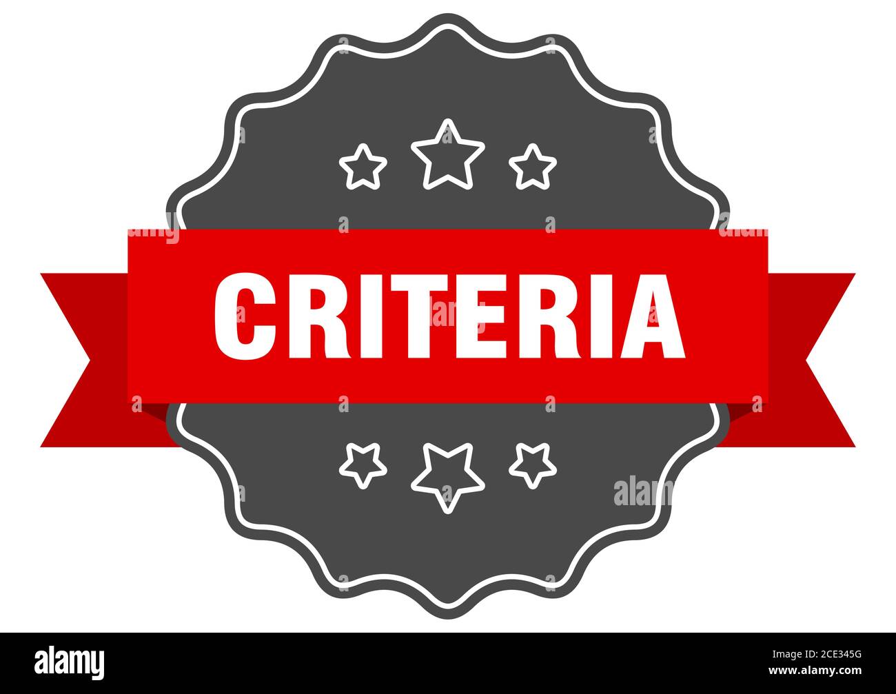 criteria label. criteria isolated seal. Retro sticker sign Stock Vector ...