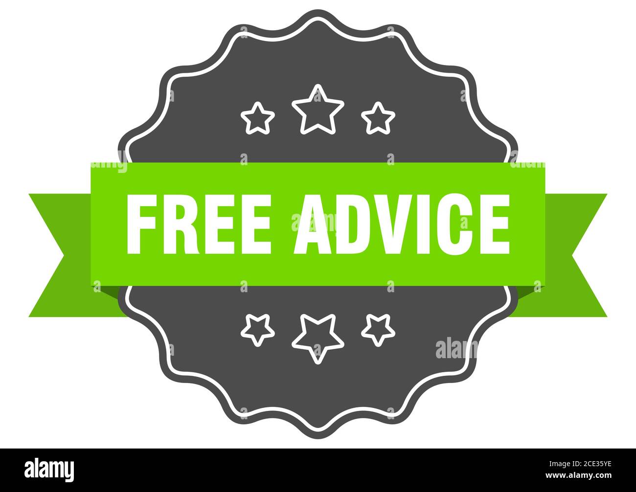 free advice label. free advice isolated seal. Retro sticker sign Stock ...