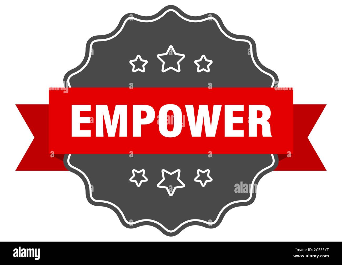 empower label. empower isolated seal. Retro sticker sign Stock Vector ...