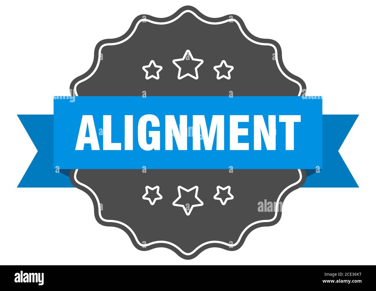 alignment label. alignment isolated seal. Retro sticker sign Stock ...