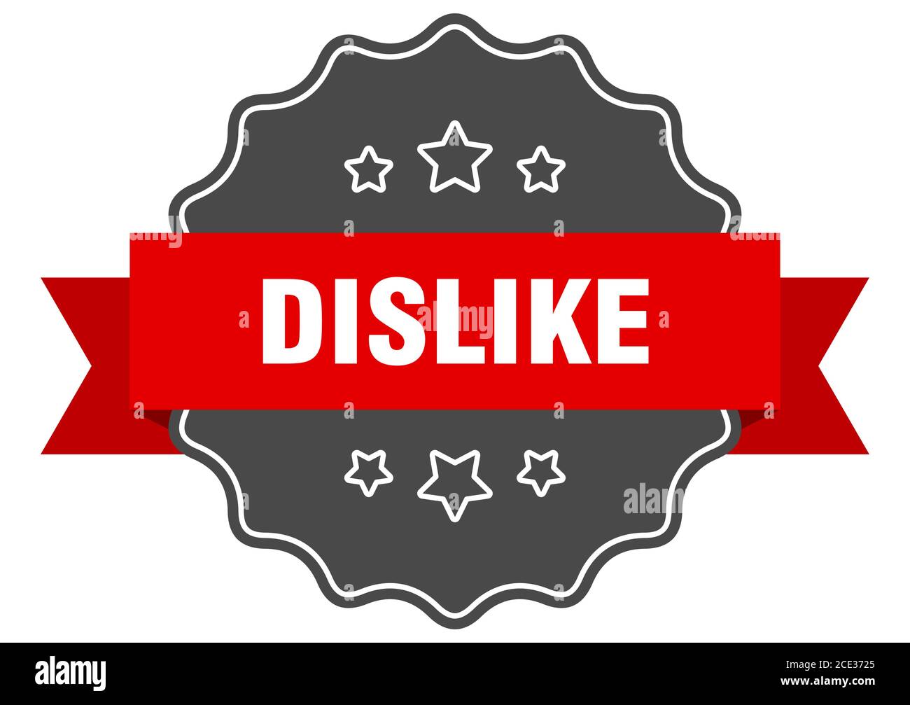 dislike label. dislike isolated seal. Retro sticker sign Stock Vector ...