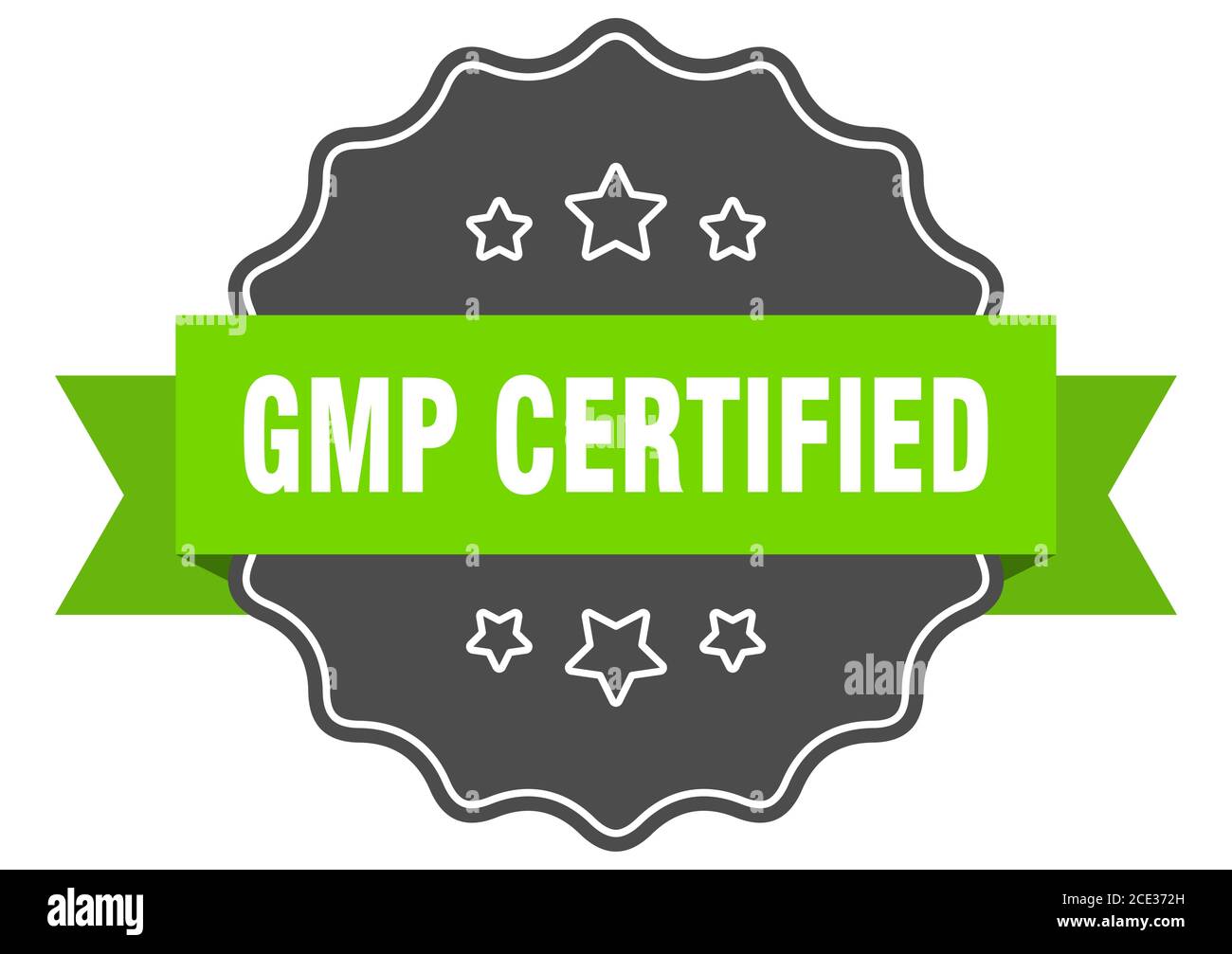 gmp certified label. gmp certified isolated seal. Retro sticker sign ...