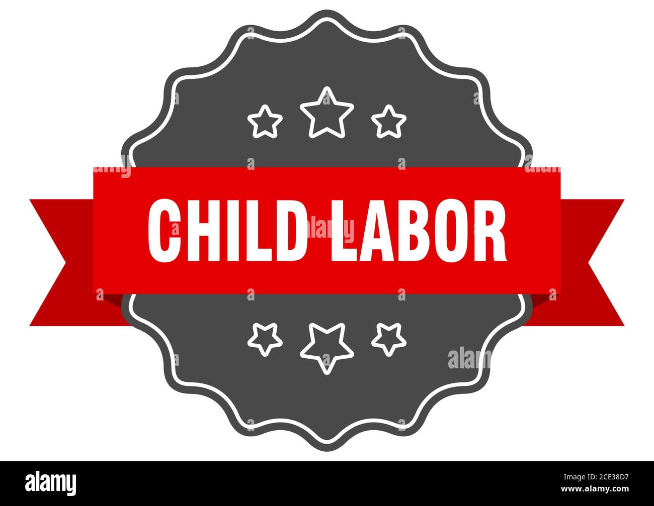 child labor label. child labor isolated seal. Retro sticker sign Stock ...