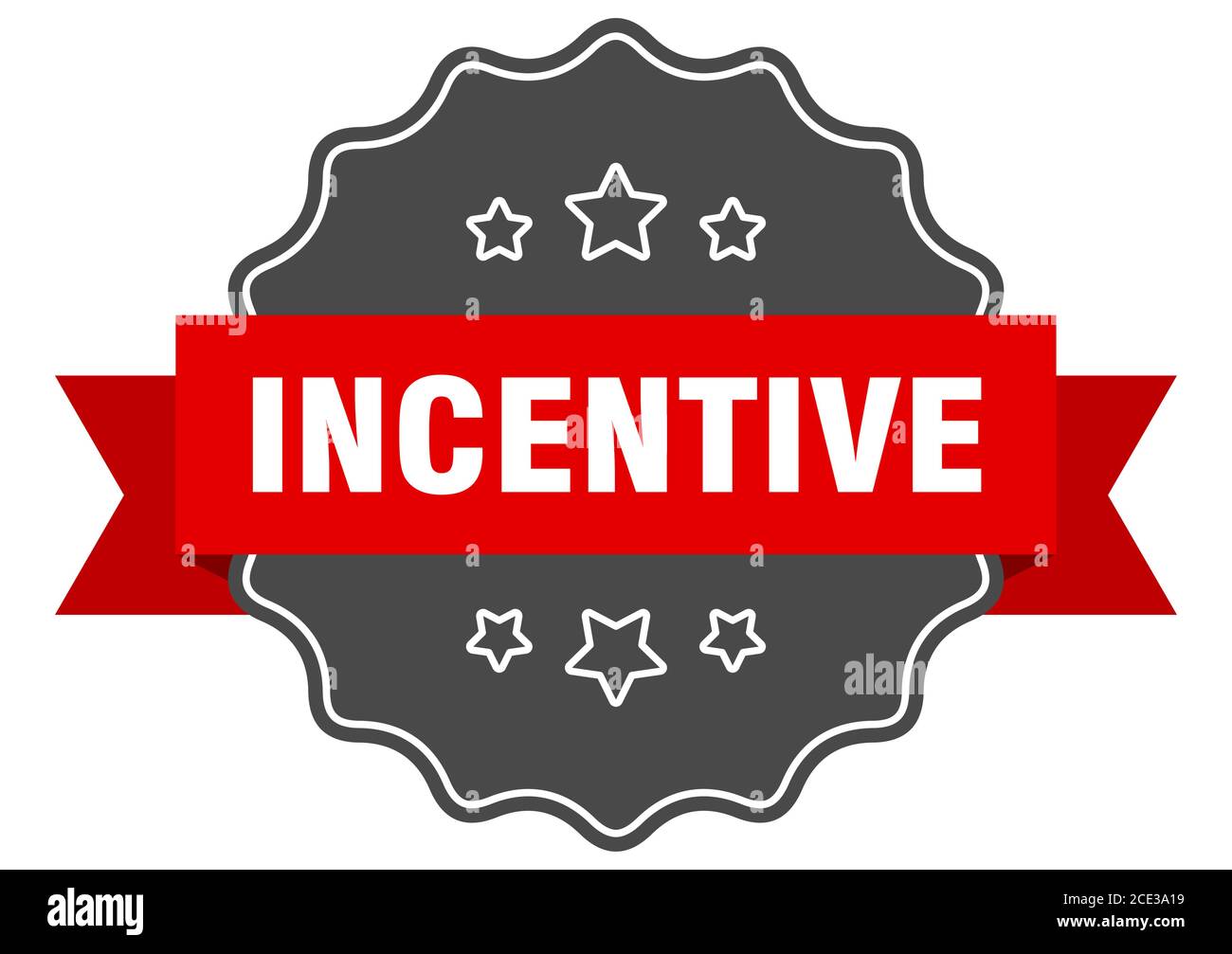 incentive label. incentive isolated seal. Retro sticker sign Stock ...