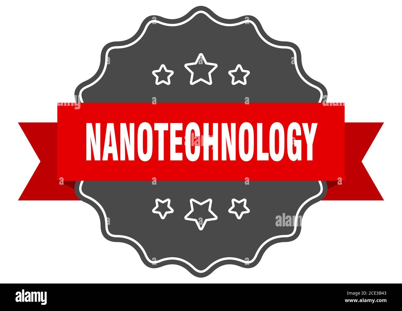 nanotechnology label. nanotechnology isolated seal. Retro sticker sign ...