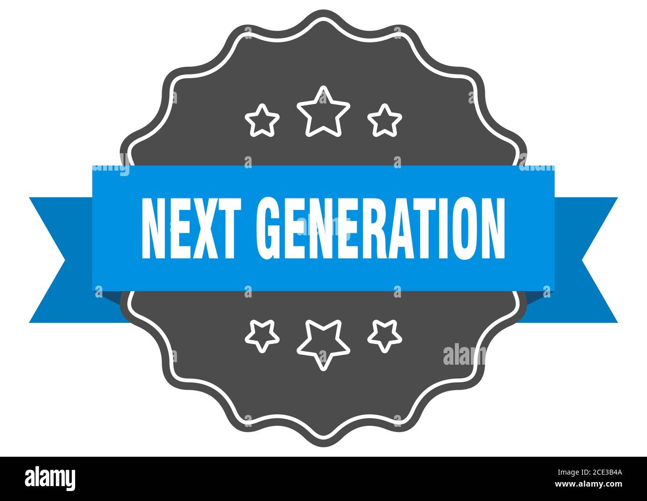 next generation label. next generation isolated seal. Retro sticker ...