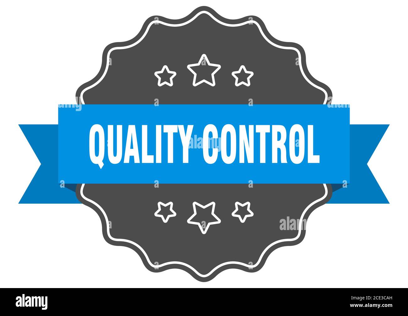 quality control label. quality control isolated seal. Retro sticker ...
