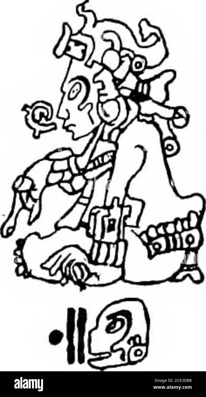 . An introduction to the study of the Maya hieroglyphs . Fig. 3. Ahpuch ...