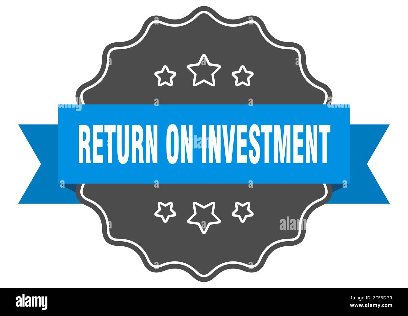 return on investment label. return on investment isolated seal. Retro ...