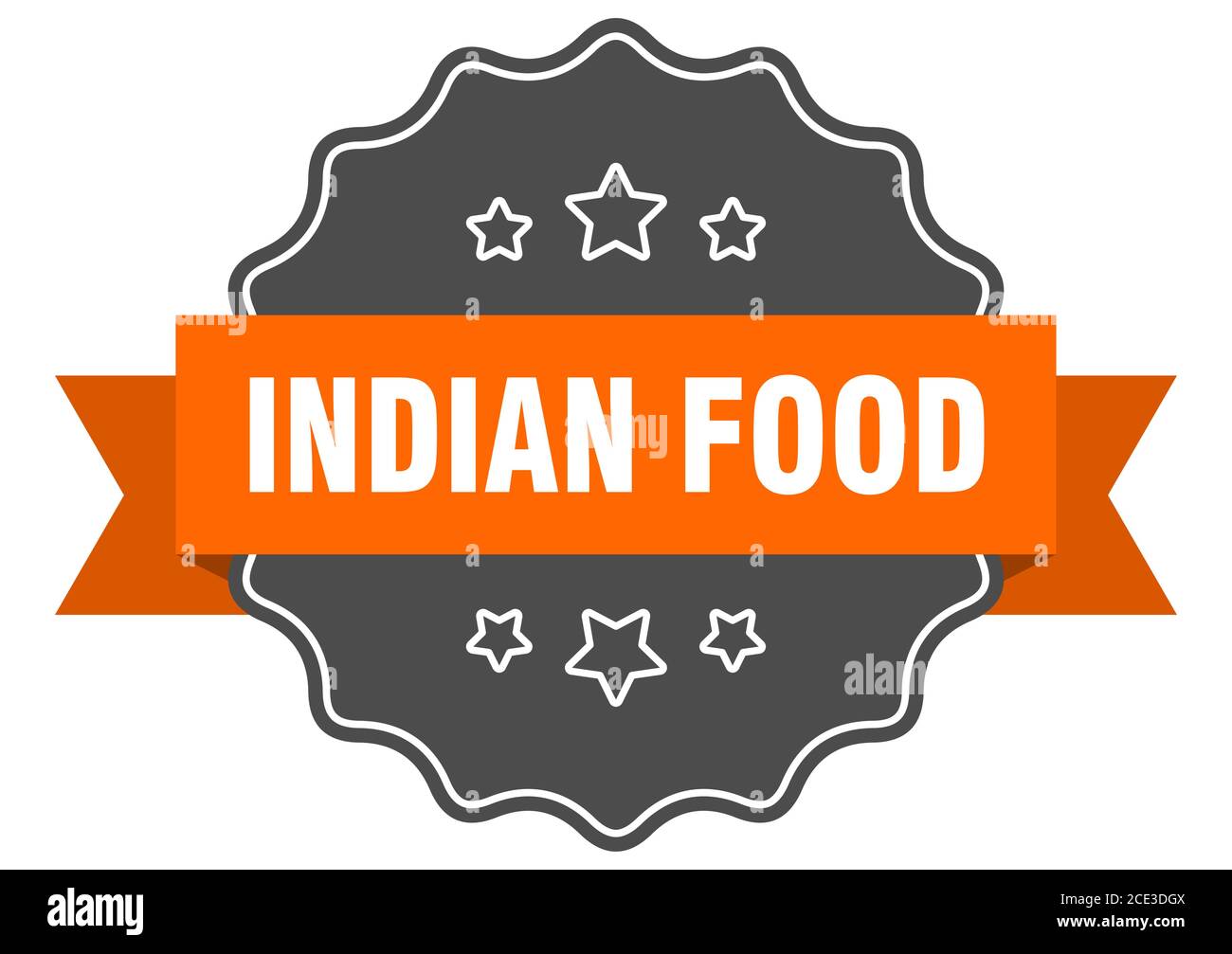 indian food label. indian food isolated seal. Retro sticker sign Stock ...