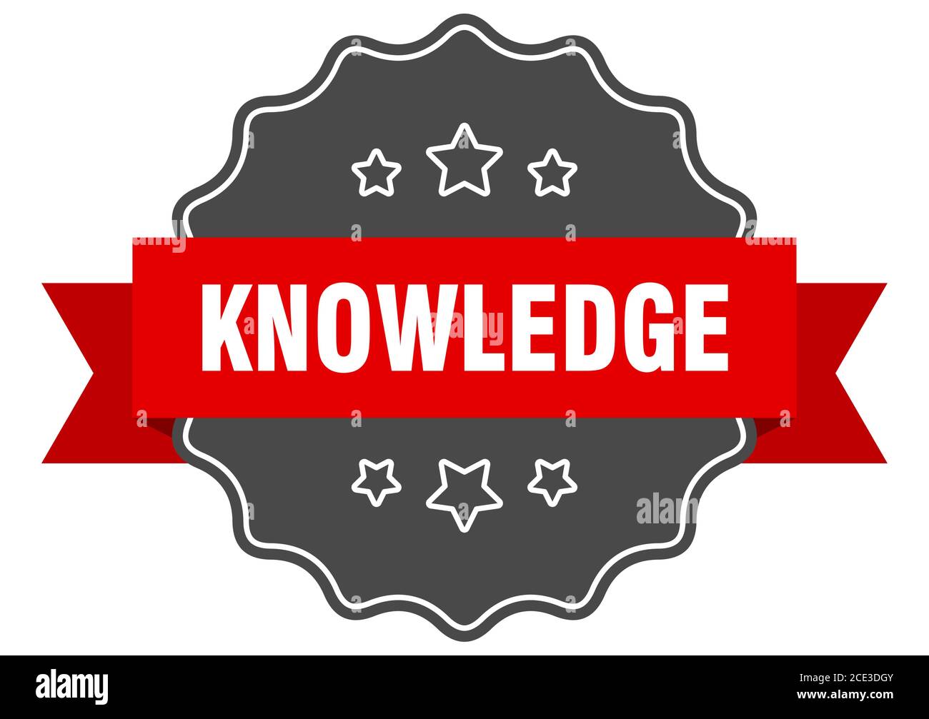 knowledge label. knowledge isolated seal. Retro sticker sign Stock ...