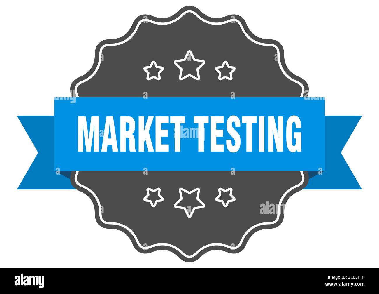 market testing label. market testing isolated seal. Retro sticker sign ...