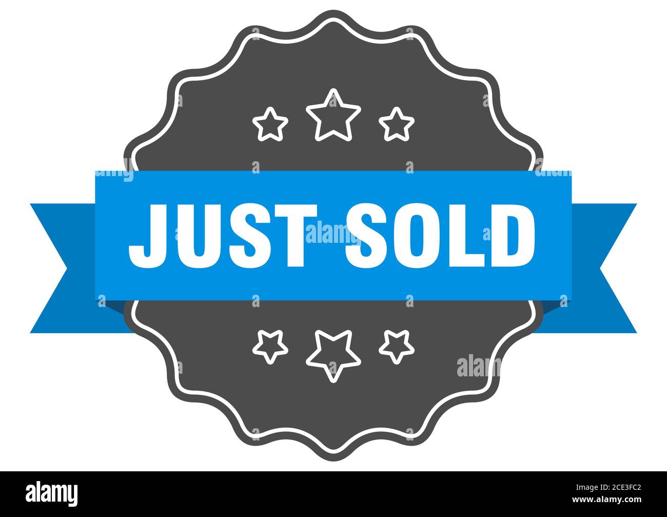 just sold label. just sold isolated seal. Retro sticker sign Stock ...