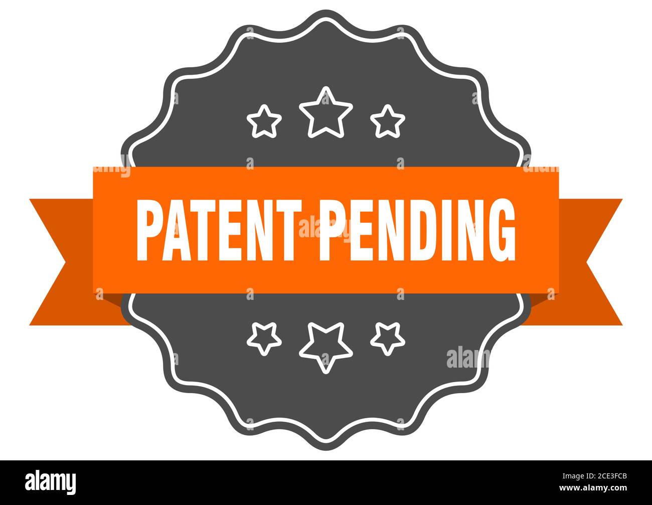 patent pending label. patent pending isolated seal. Retro sticker sign ...