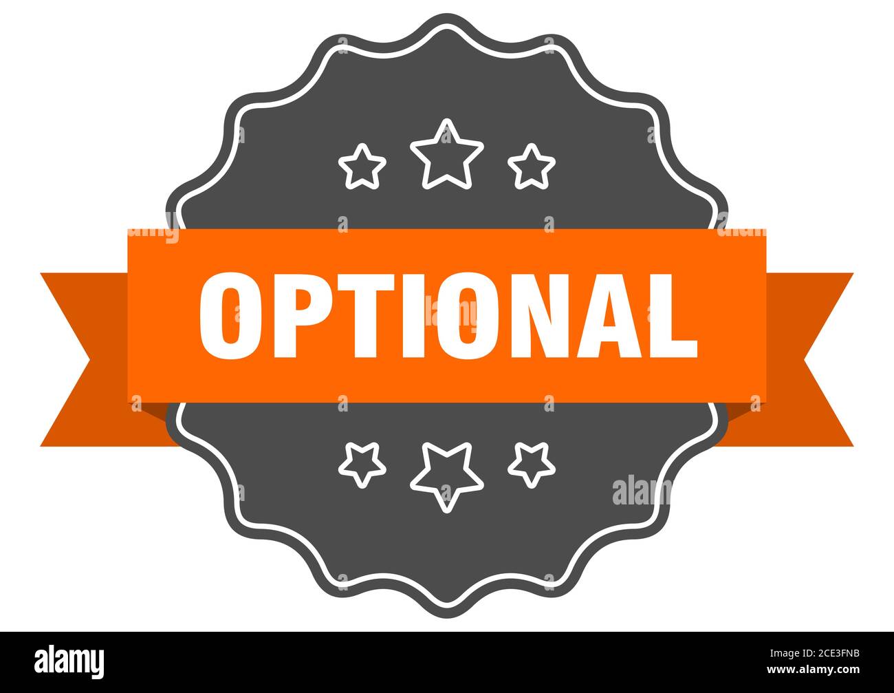 optional label. optional isolated seal. Retro sticker sign Stock Vector ...