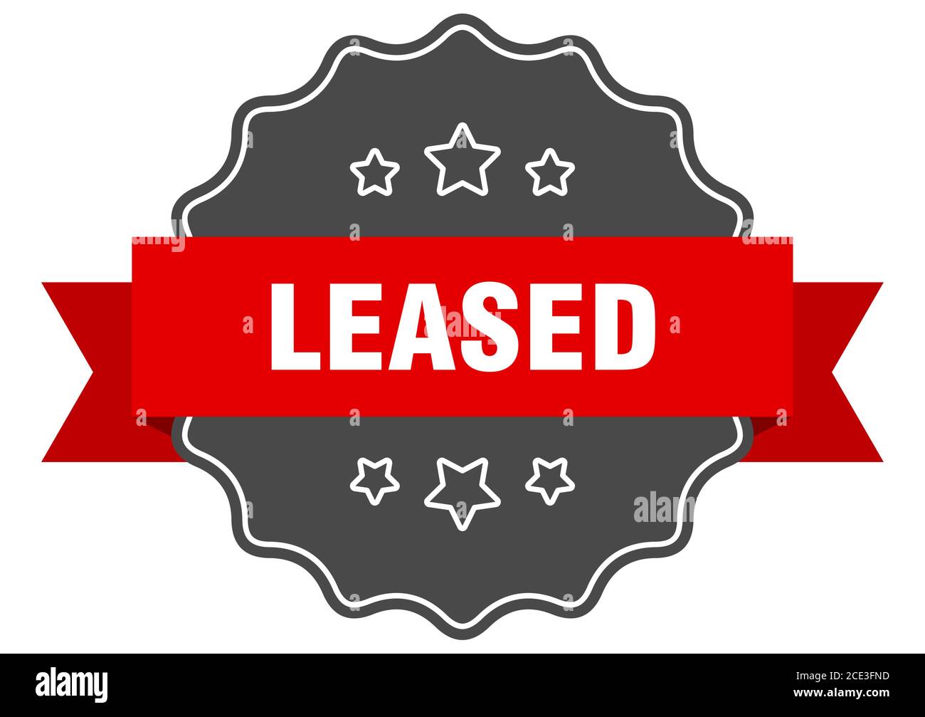 leased label. leased isolated seal. Retro sticker sign Stock Vector ...