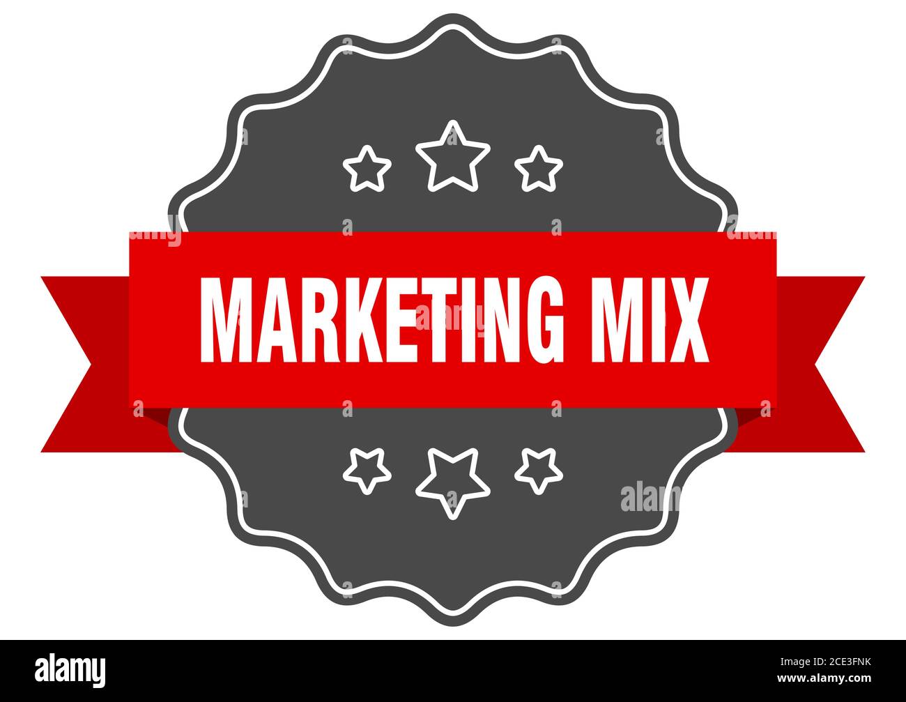 marketing mix label. marketing mix isolated seal. Retro sticker sign ...