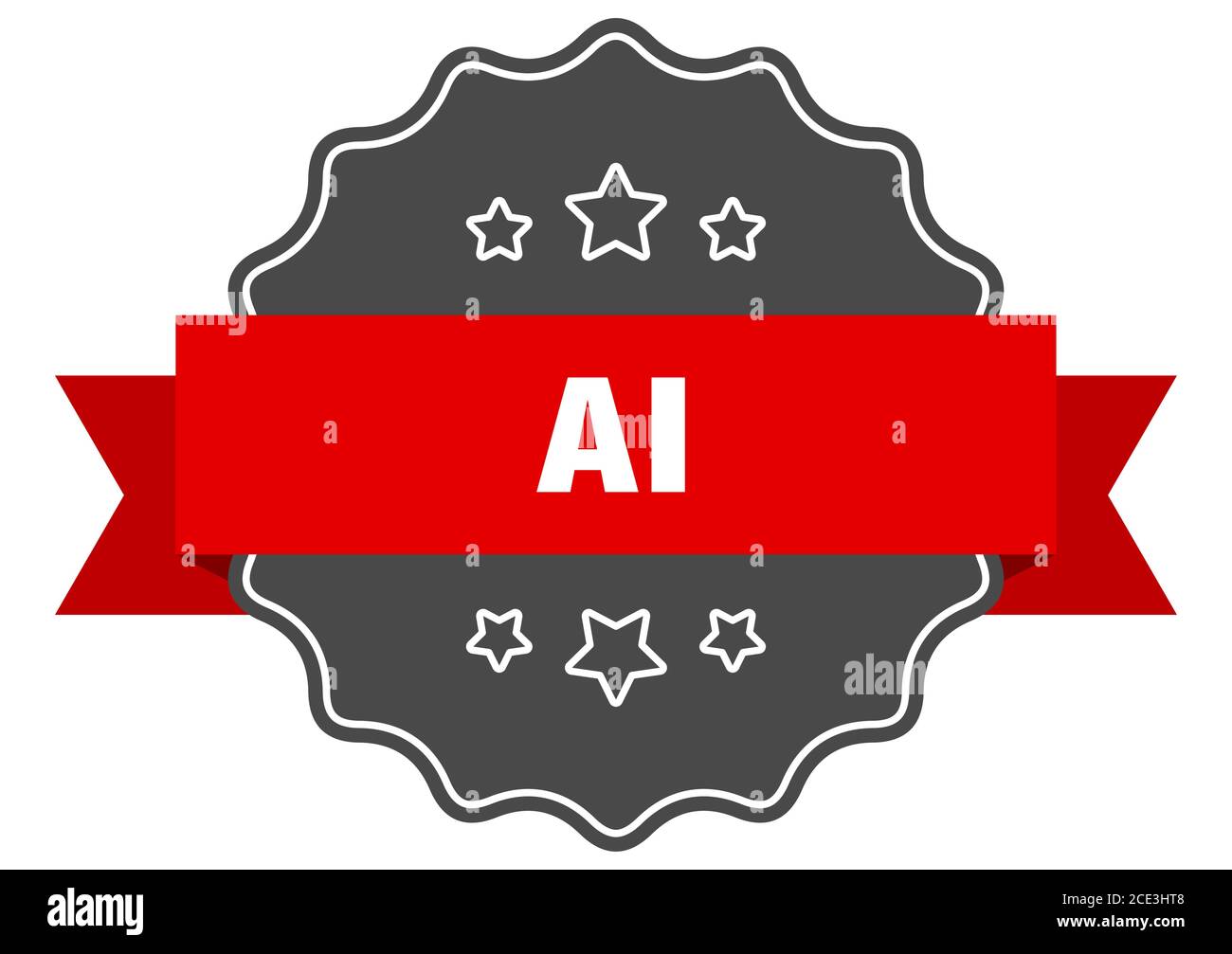 ai label. ai isolated seal. Retro sticker sign Stock Vector Image & Art ...