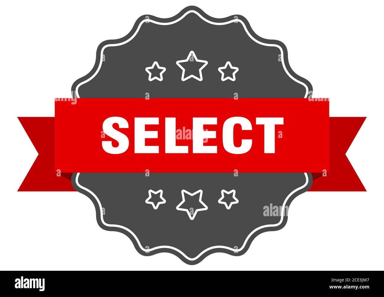 select label. select isolated seal. Retro sticker sign Stock Vector ...