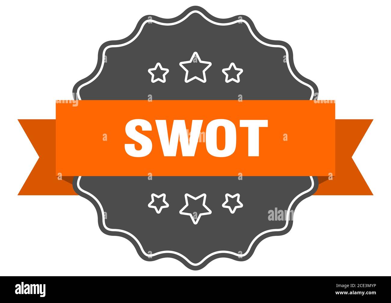 swot label. swot isolated seal. Retro sticker sign Stock Vector Image ...