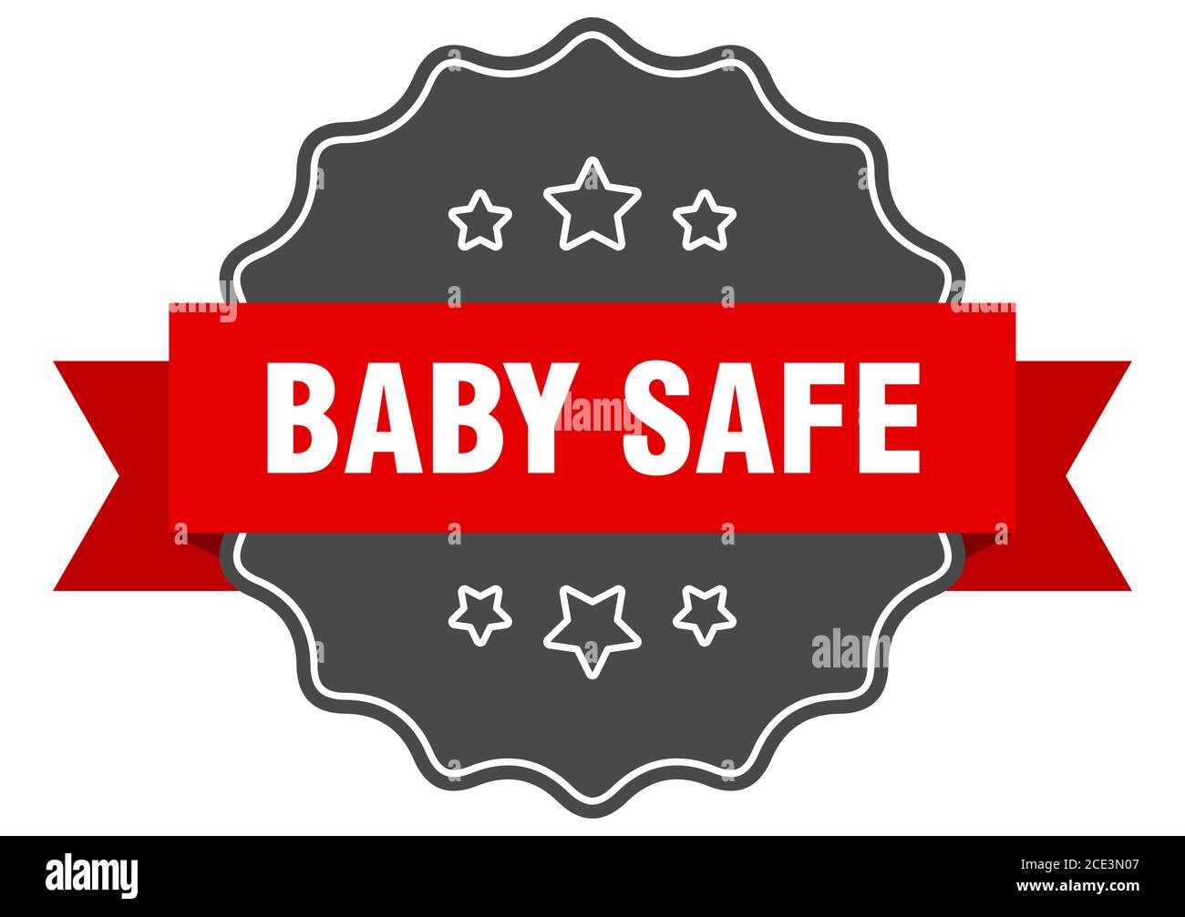 baby safe label. baby safe isolated seal. Retro sticker sign Stock ...