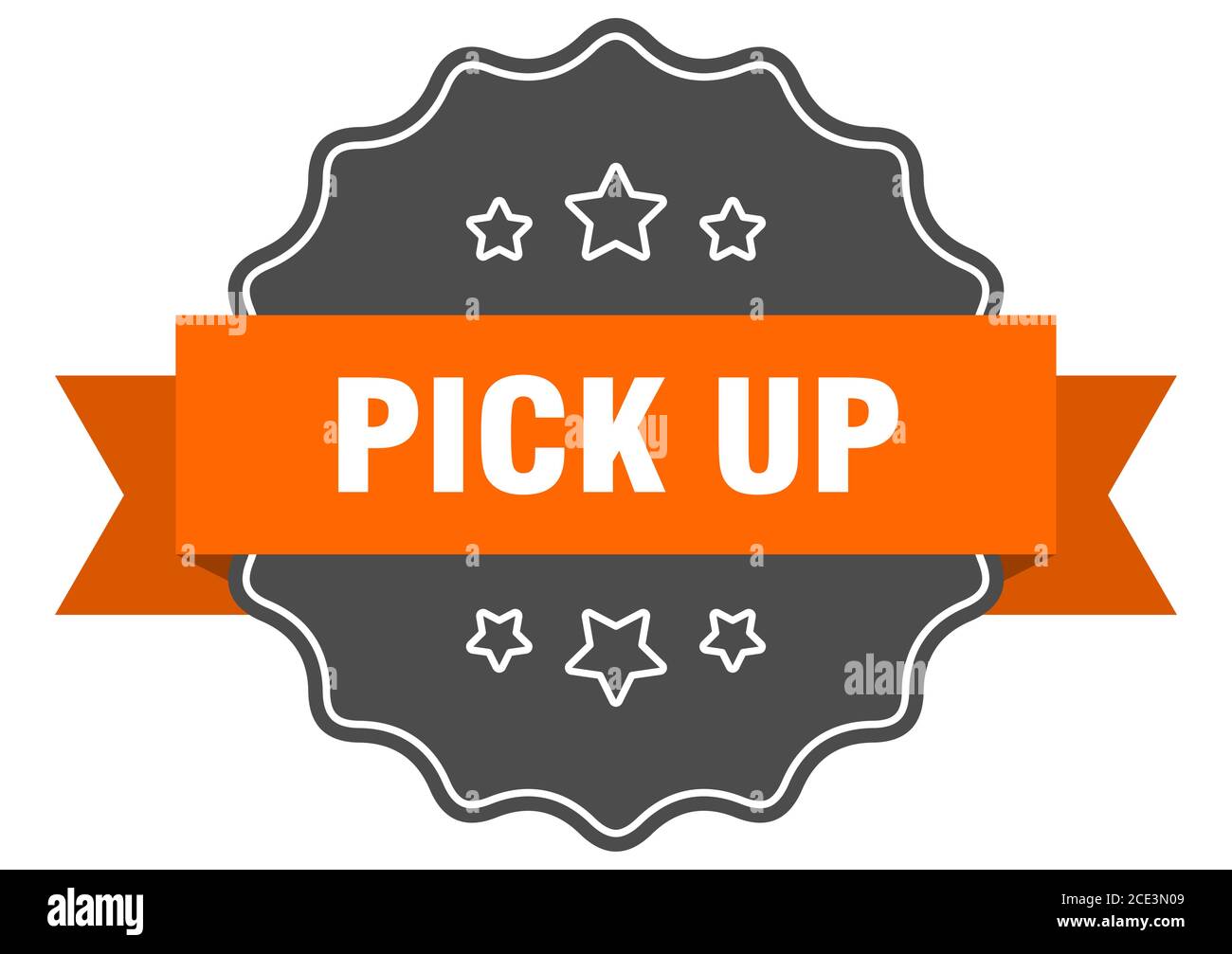 pick up label. pick up isolated seal. Retro sticker sign Stock Vector ...