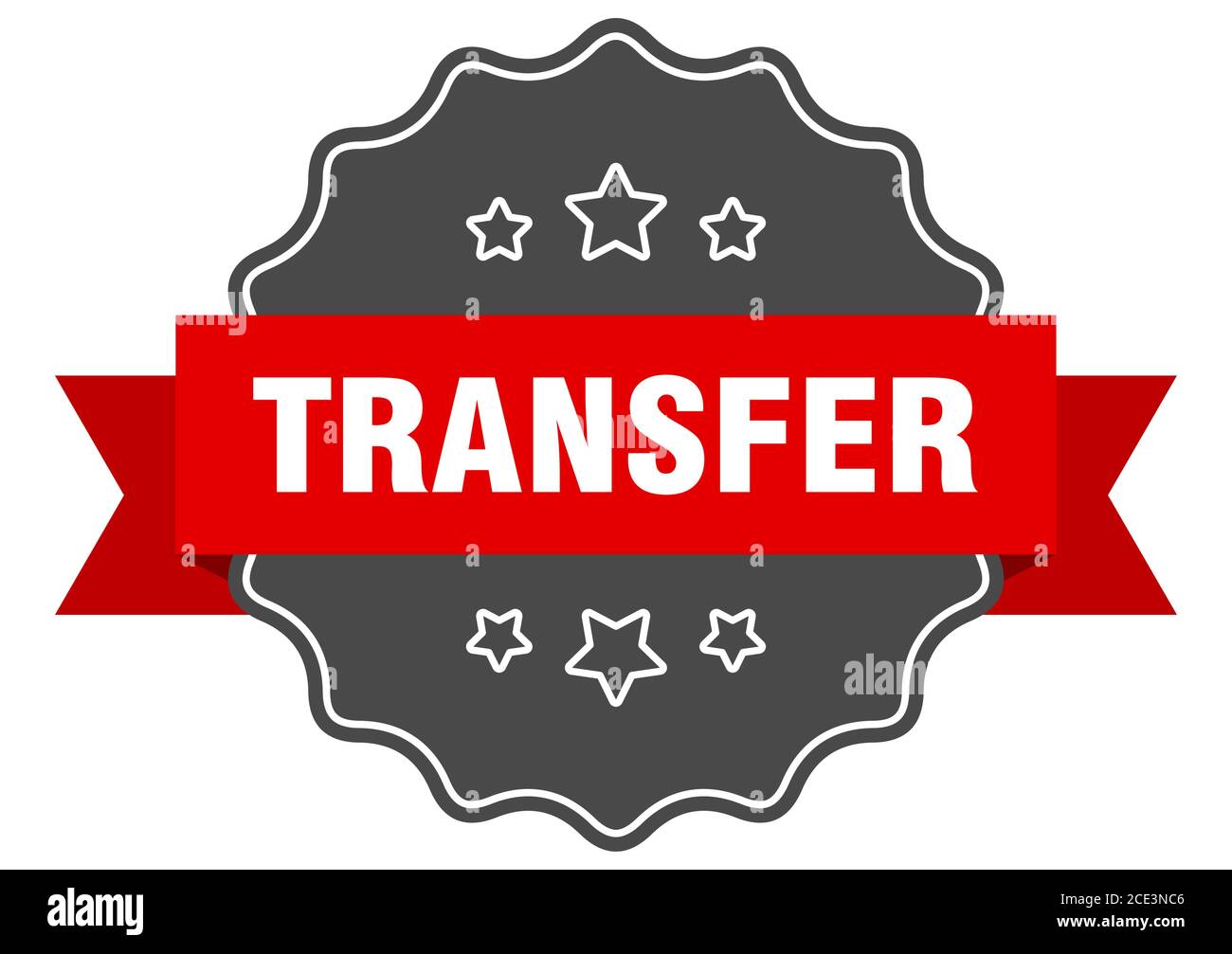 transfer label. transfer isolated seal. Retro sticker sign Stock Vector ...