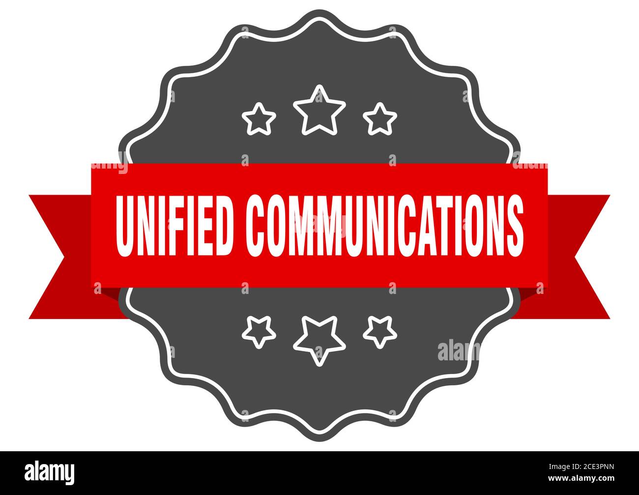 unified communications label. unified communications isolated seal ...