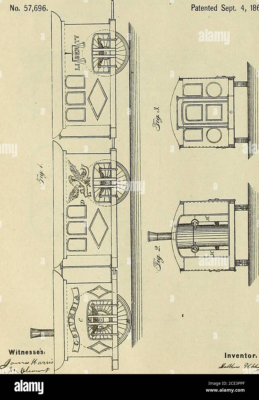 Patented 1866 hi-res stock photography and images - Alamy