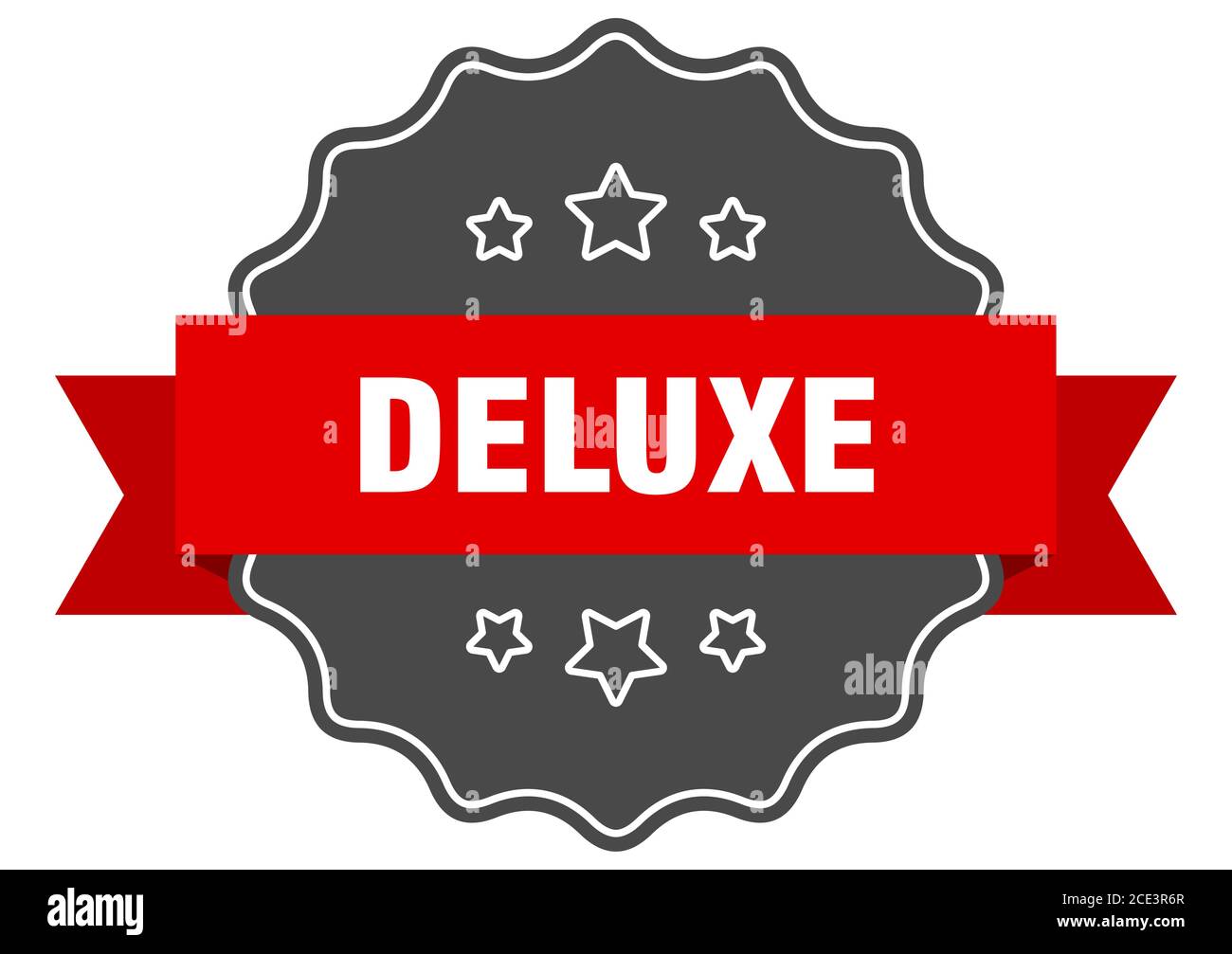 deluxe label. deluxe isolated seal. Retro sticker sign Stock Vector ...