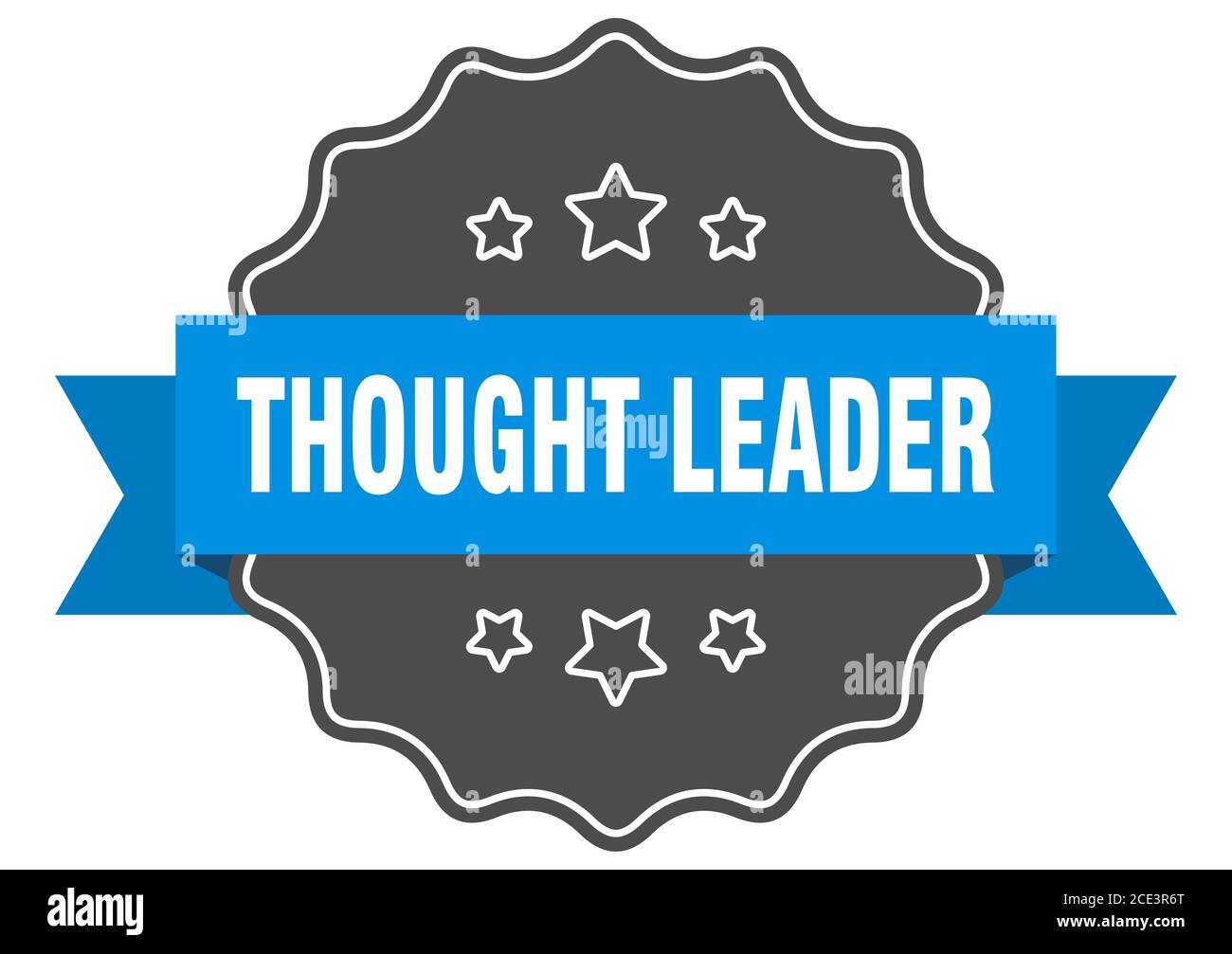 thought leader label. thought leader isolated seal. Retro sticker sign ...