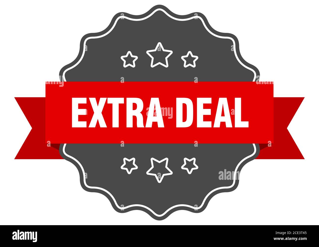 extra deal label. extra deal isolated seal. Retro sticker sign Stock ...