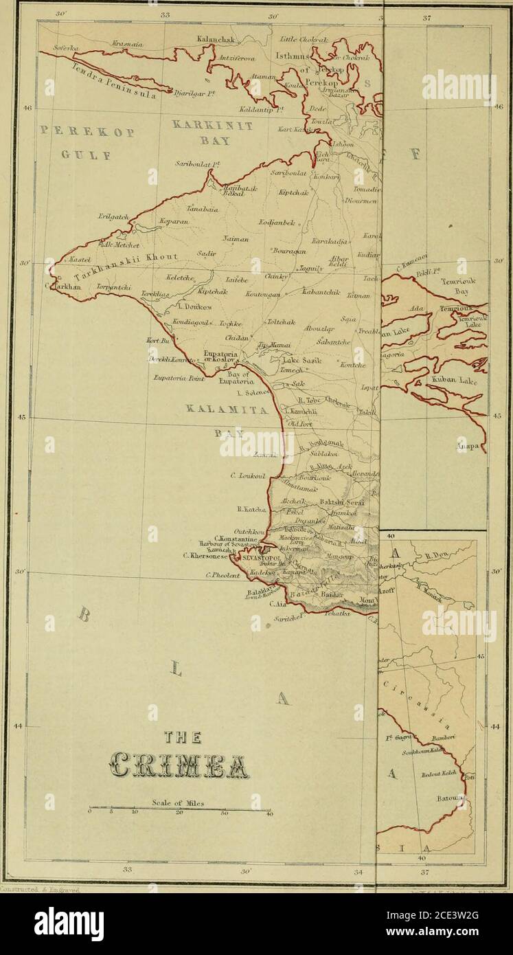 Crimea maps hi-res stock photography and images - Alamy