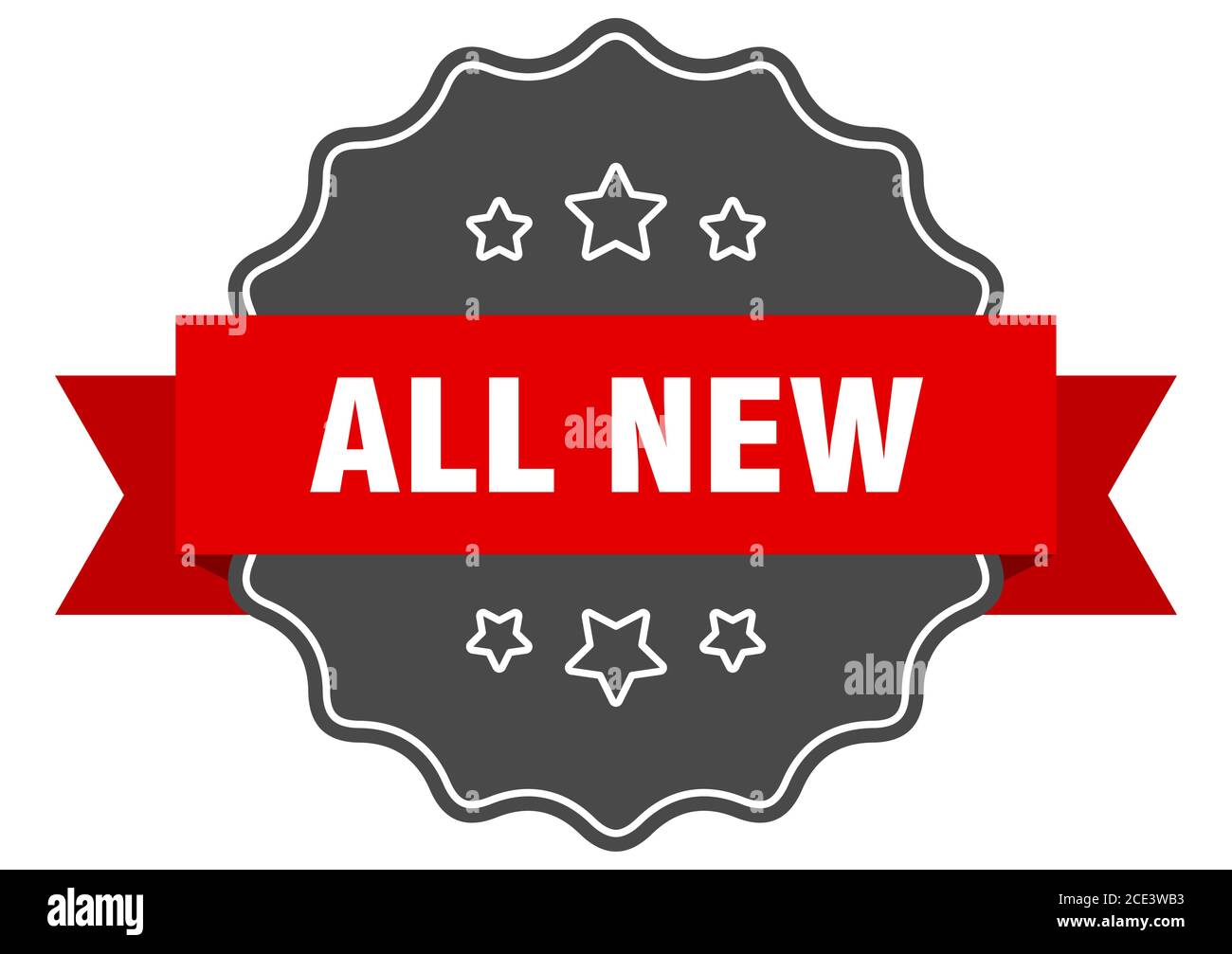 all new label. all new isolated seal. Retro sticker sign Stock Vector ...