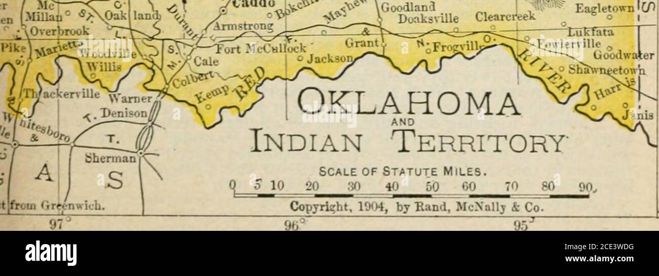 Indian territory in 1834 hi-res stock photography and images - Alamy