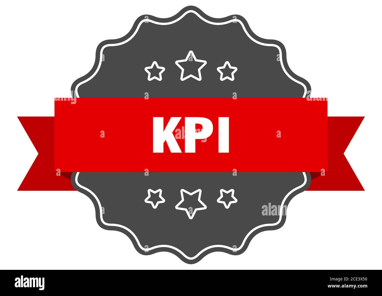 kpi label. kpi isolated seal. Retro sticker sign Stock Vector Image ...
