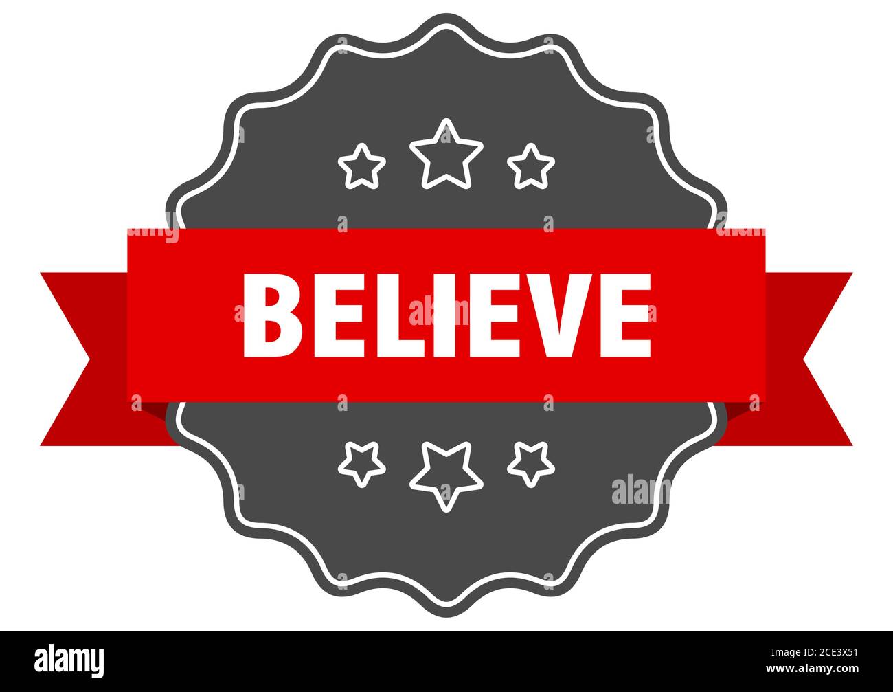 believe label. believe isolated seal. Retro sticker sign Stock Vector ...
