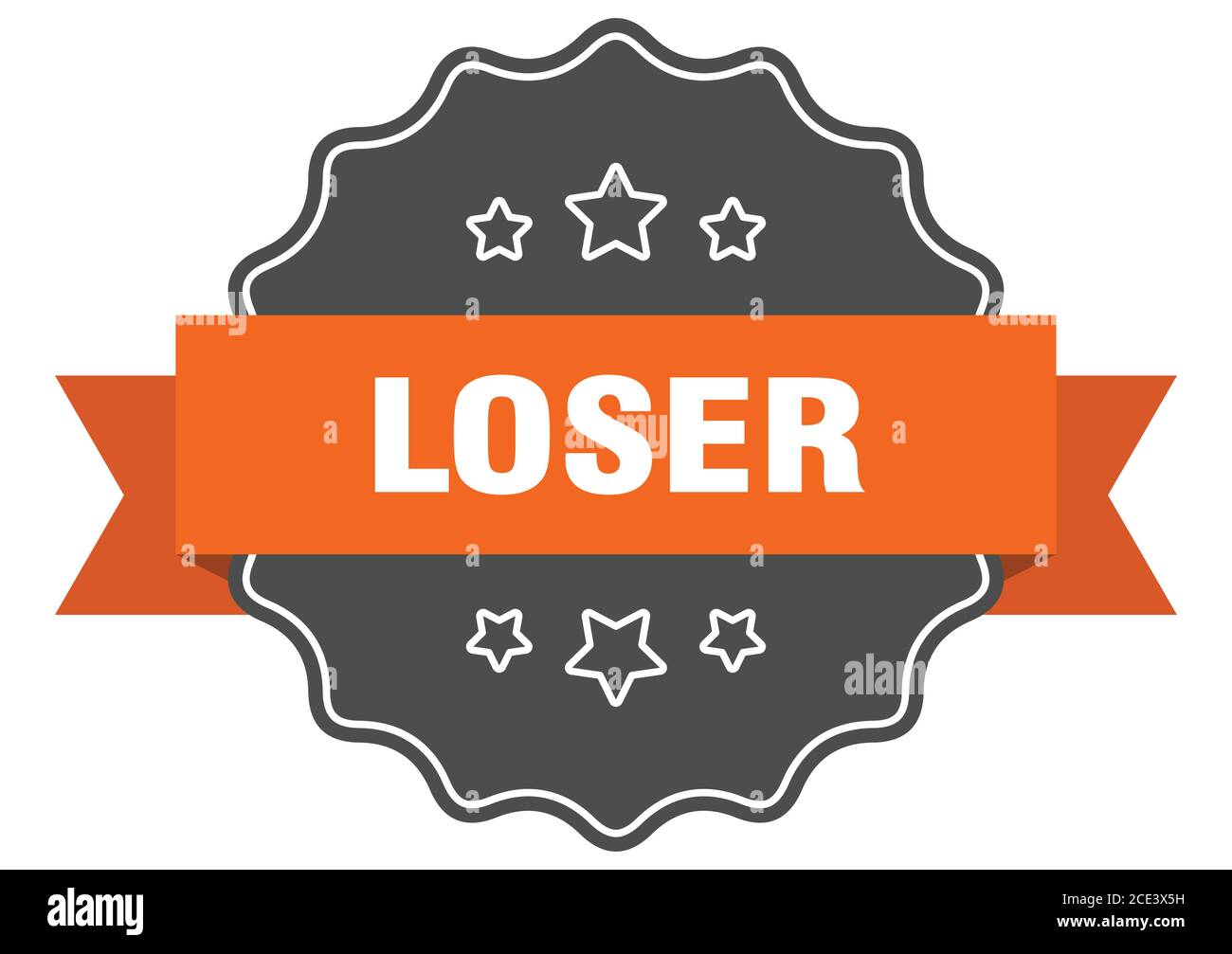 loser label. loser isolated seal. Retro sticker sign Stock Vector Image ...