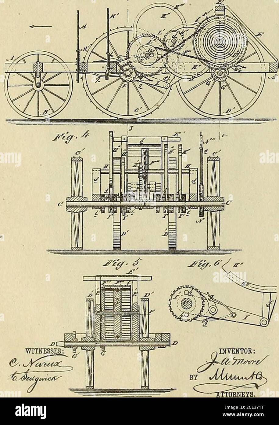 Spring Wheels For Traction Engines High Resolution Stock Photography ...