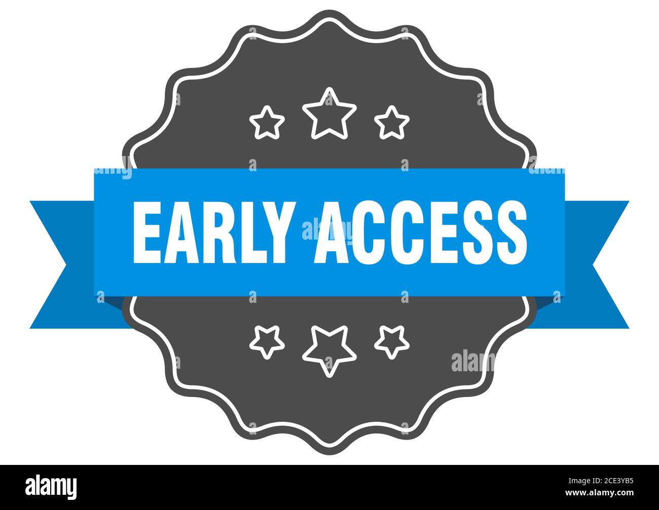 early access label. early access isolated seal. Retro sticker sign ...